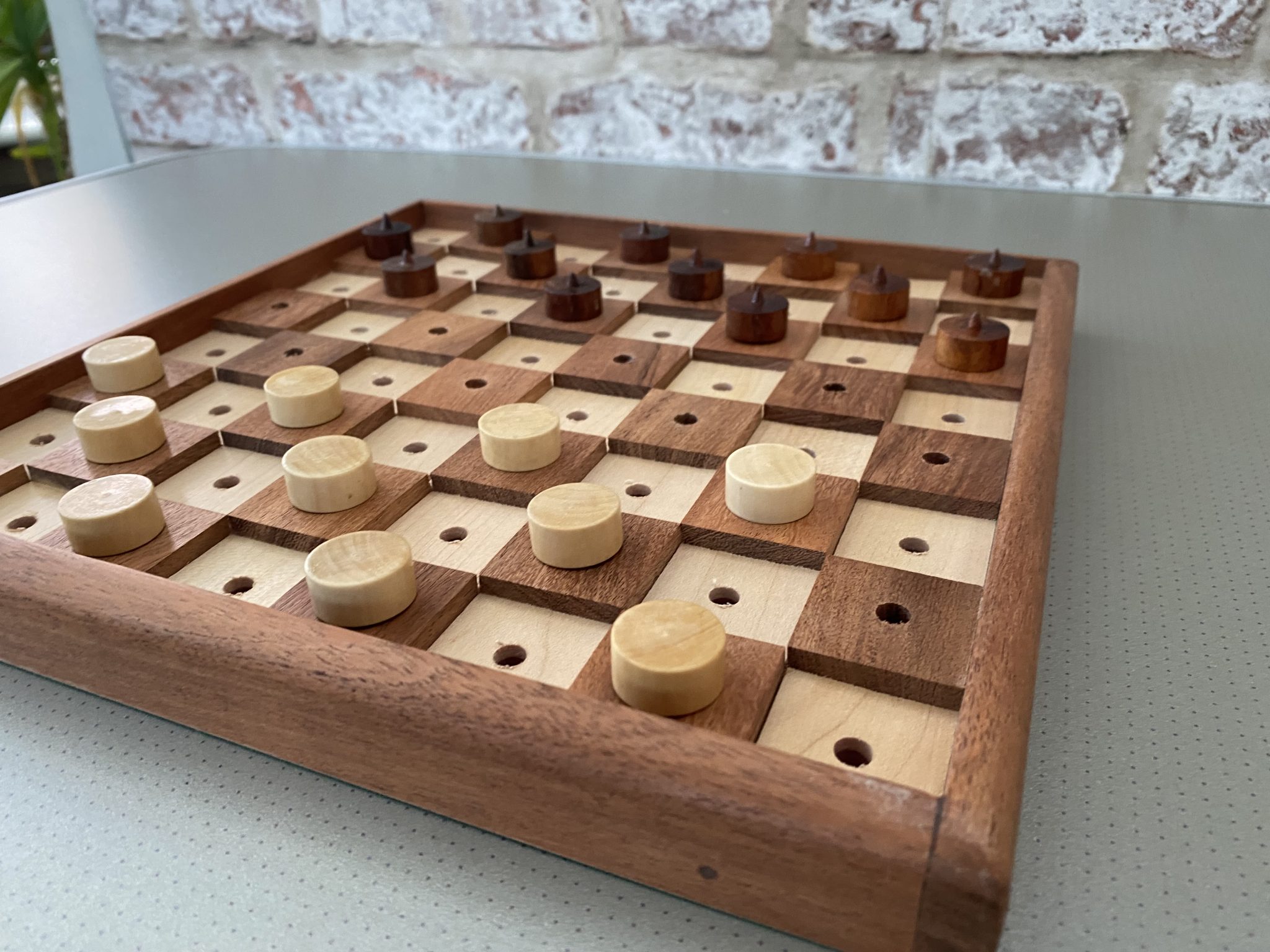 10 inch Chess Set for the Blind - ChessBaron Chess Sets USA - Call (213 ...