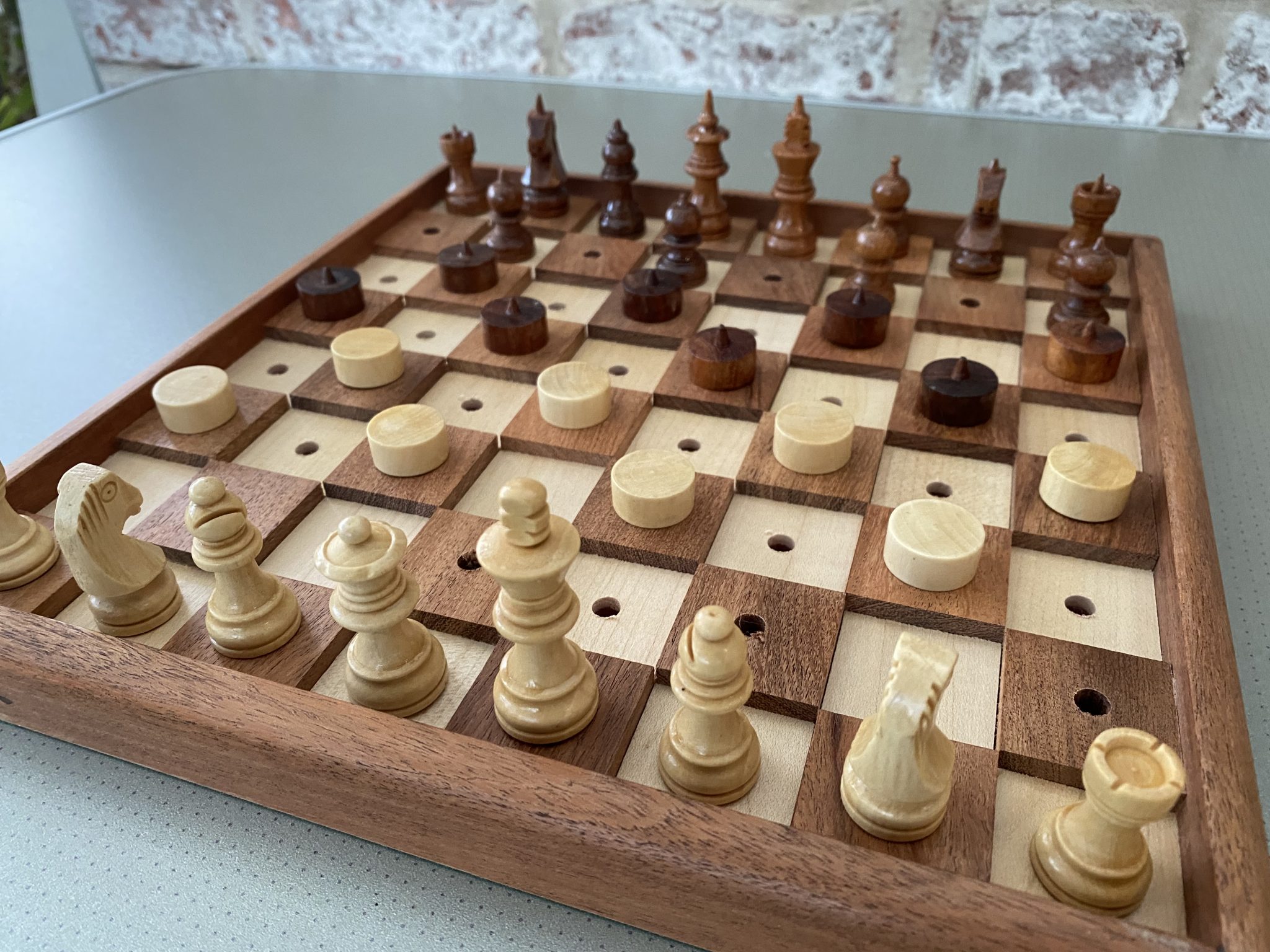 10 inch Chess Set for the Blind - ChessBaron Chess Sets USA - Call (213 ...