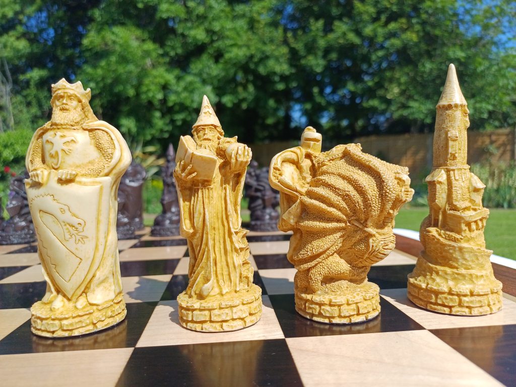 Large King Arthur Chess Set - ChessBaron Chess Sets USA - Call (213 ...