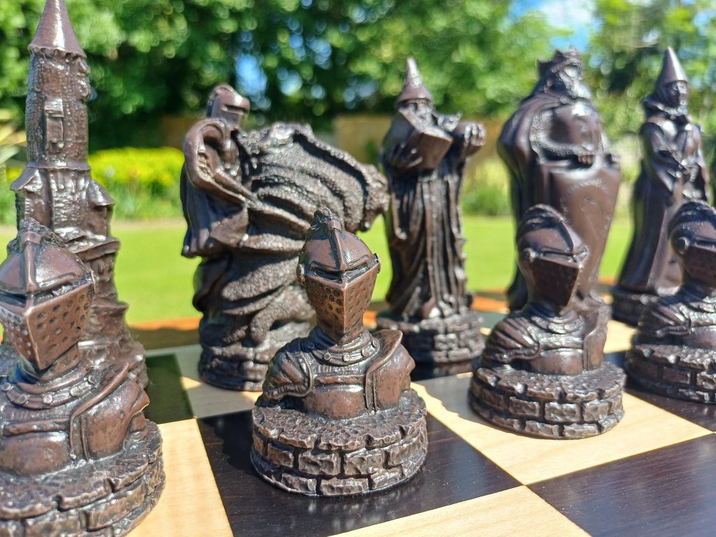 Large King Arthur Chess Set - ChessBaron Chess Sets USA - Call (213 ...