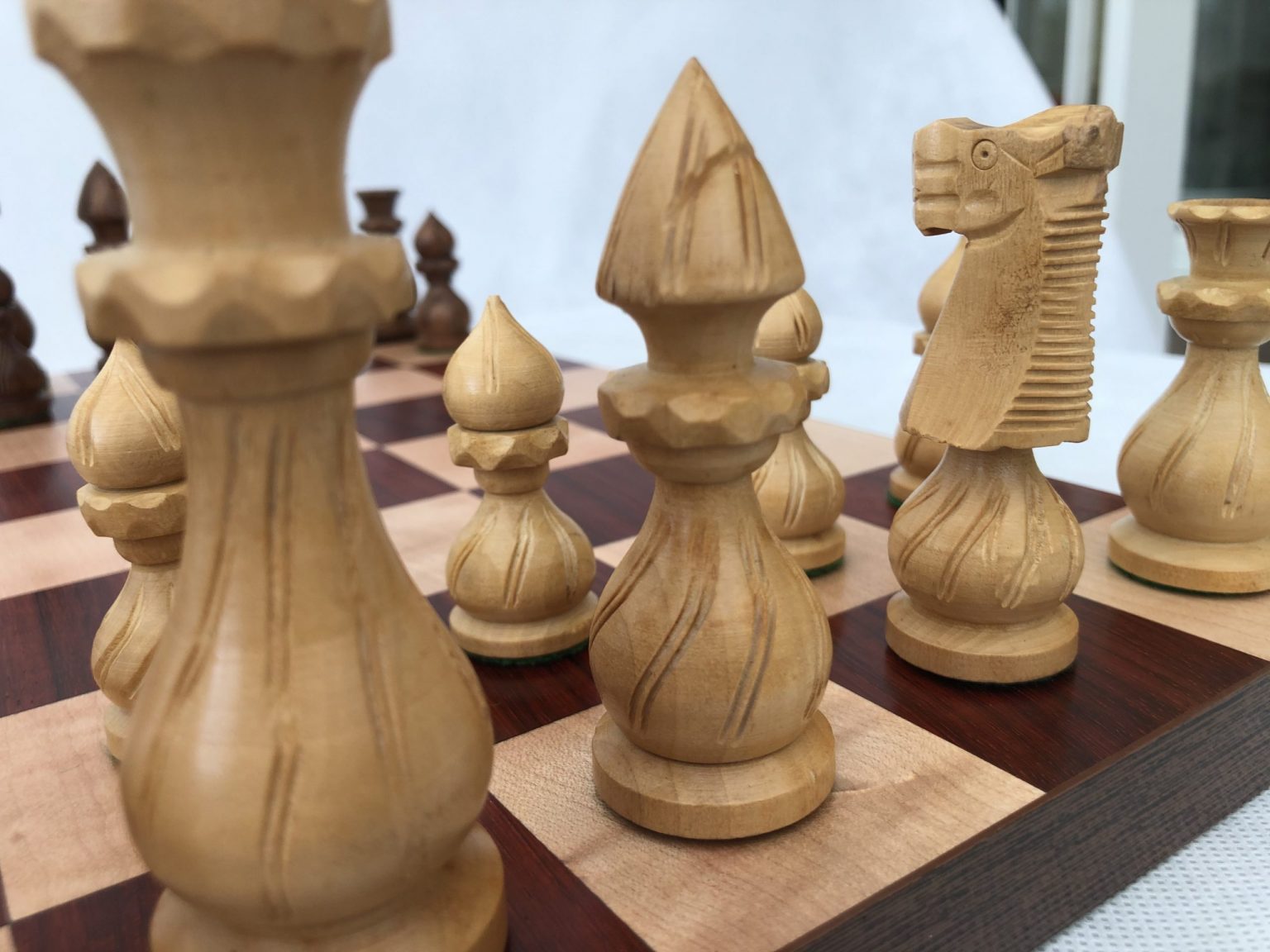 The Eastern Testament Chess Set - Double Weighted in Acacia ...