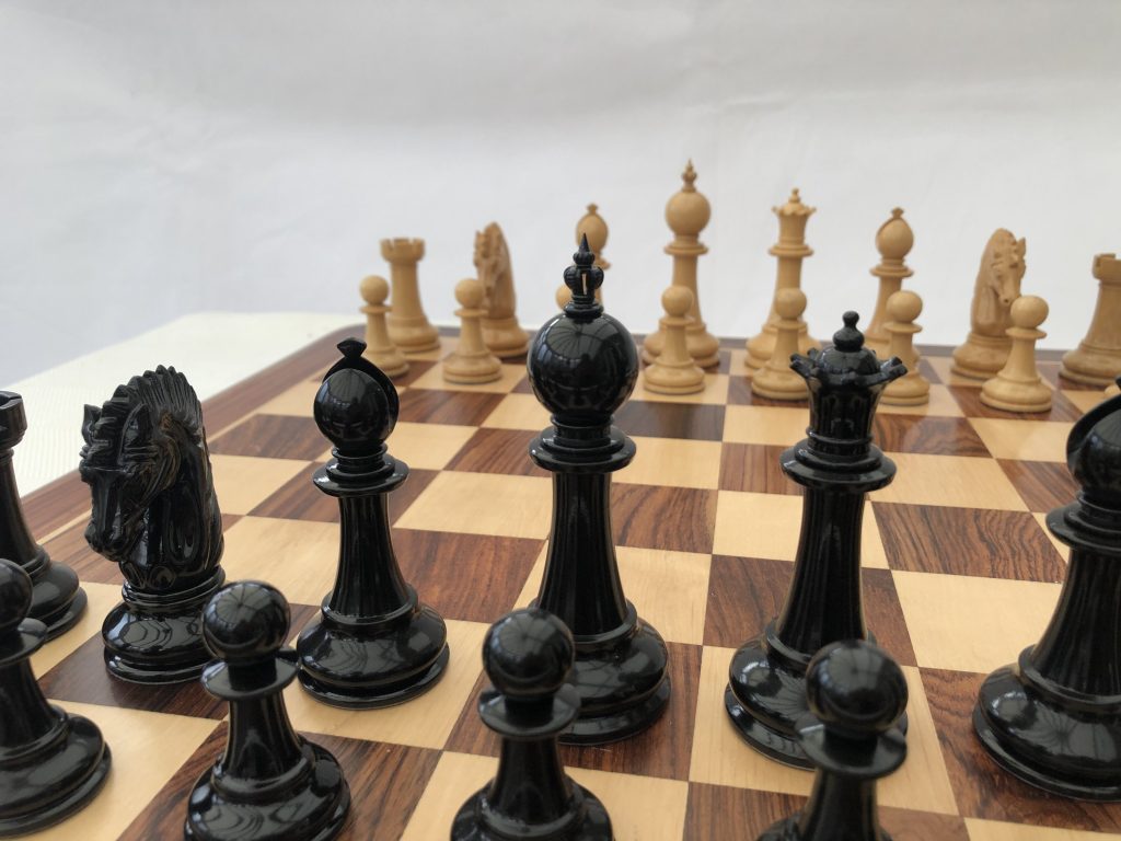 The Budapest Ebony Chess Set - ChessBaron Chess Sets USA - Call (213 ...