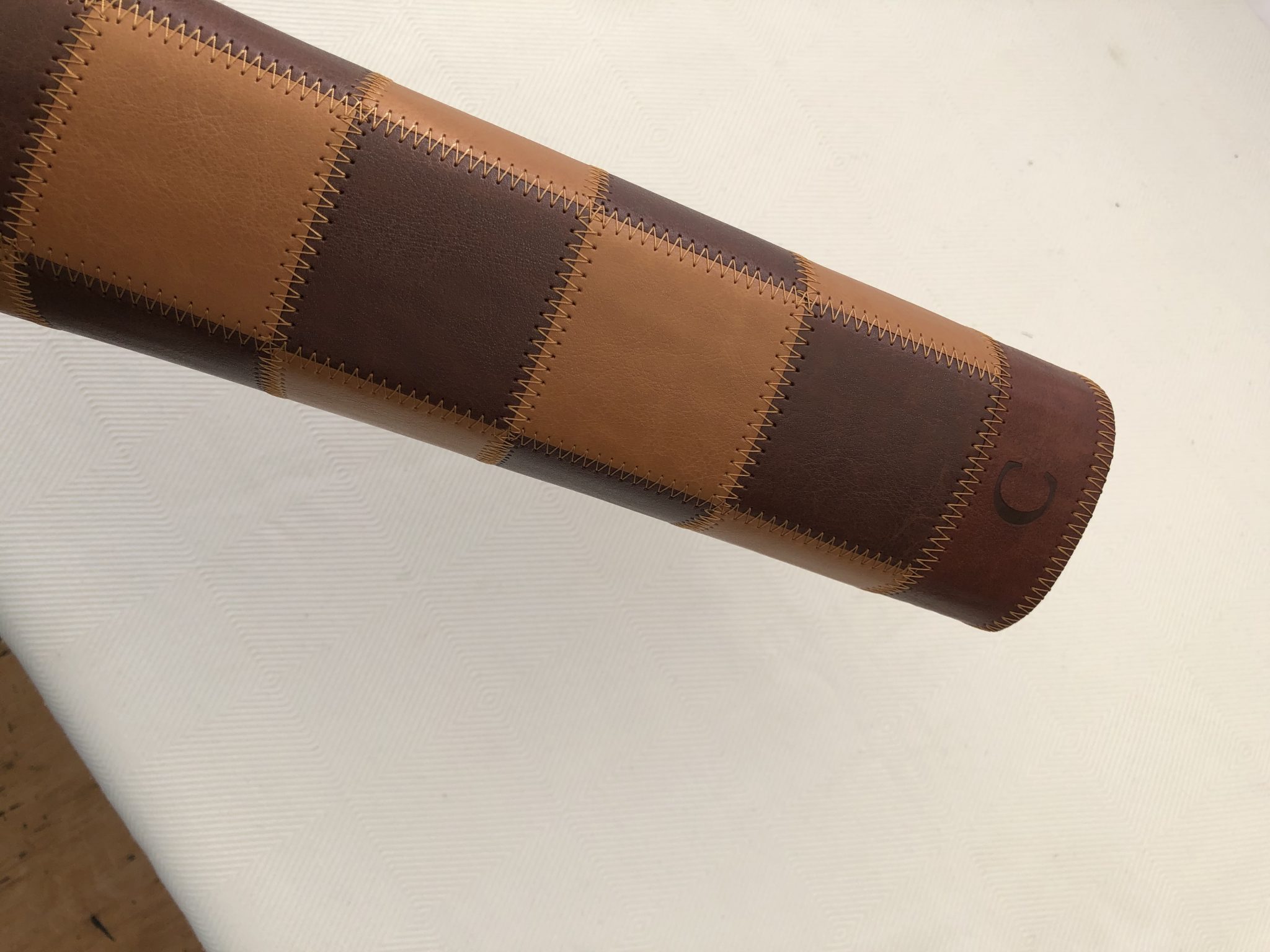 Leather Chess Mat 2.25" Squares - Lance - ChessBaron Chess Sets USA ...