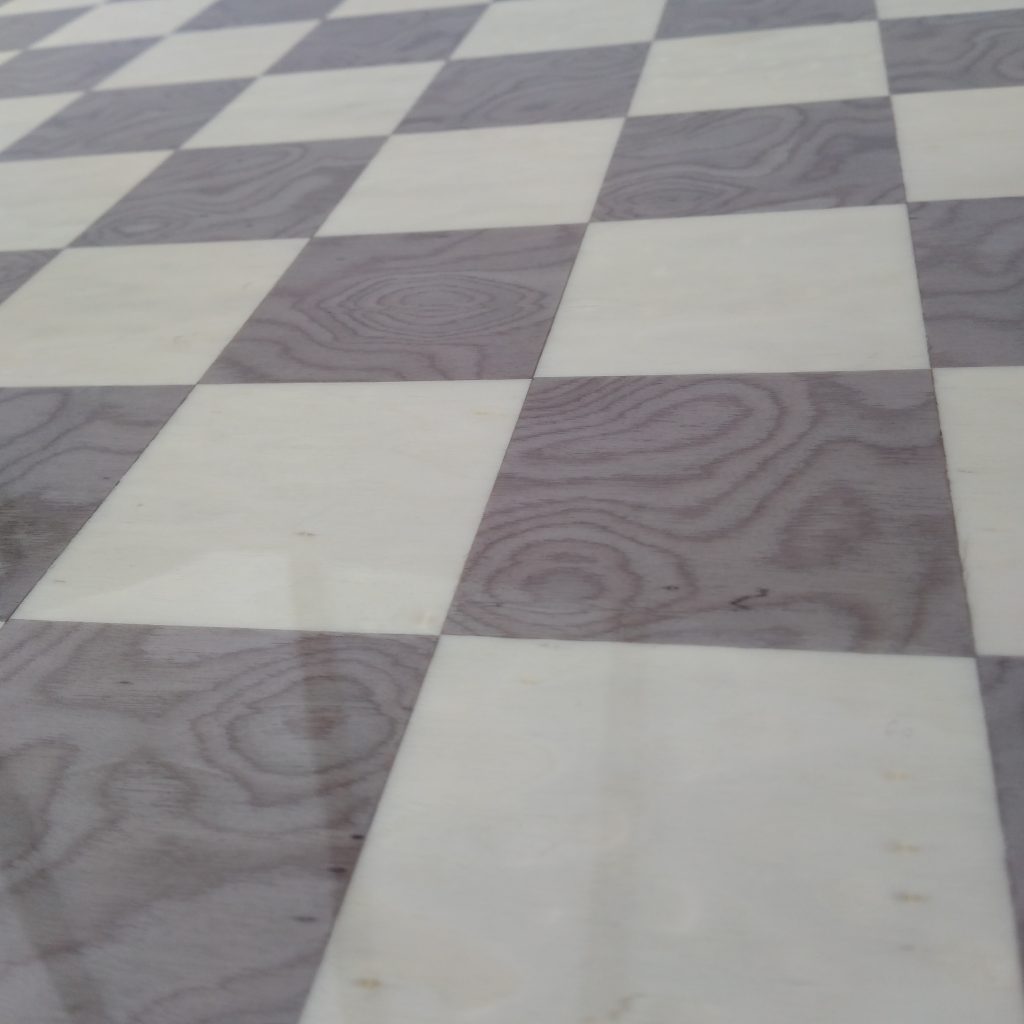 Grey Chess Board 2.2in Squares 24in Total - ChessBaron Chess Sets USA ...