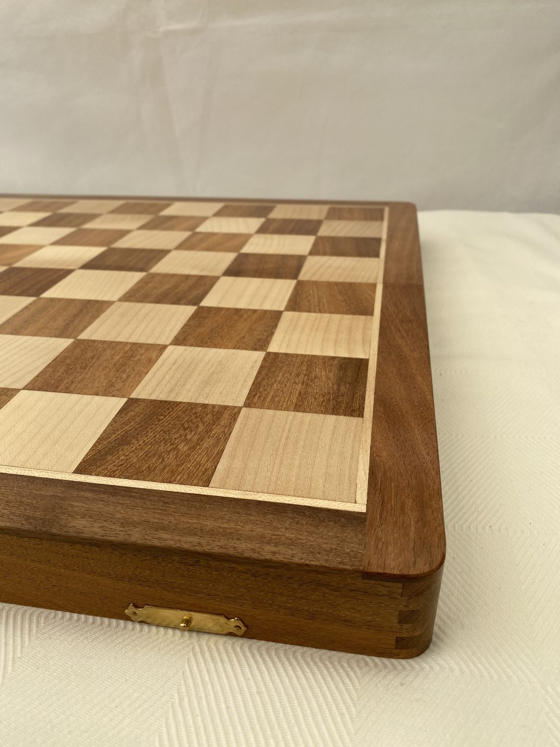 Full Size Acacia Chess Board and Case Combined - ChessBaron Chess Sets ...