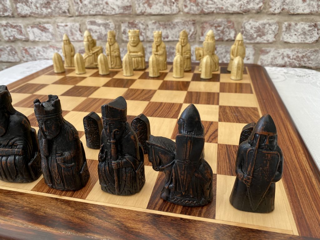British Museum Isle of Lewis Chess Set - Ivory and Brown - ChessBaron ...