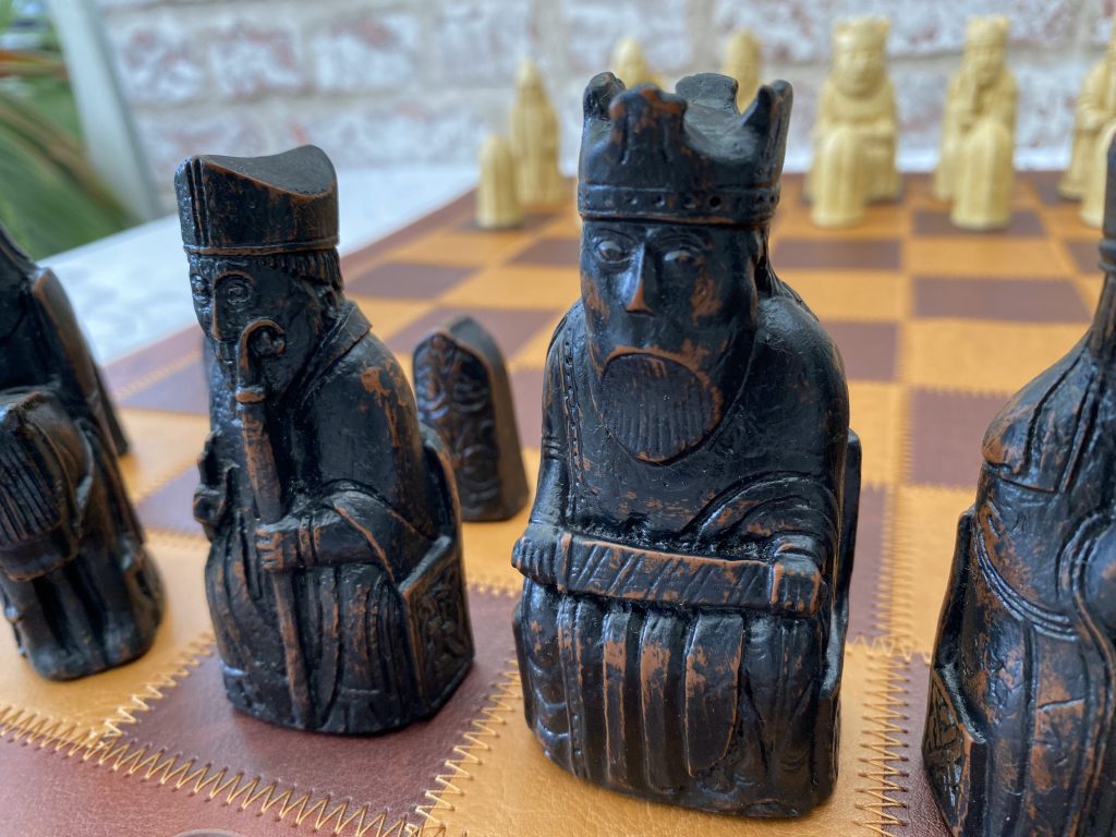 British Museum Isle of Lewis Chess Set - Ivory and Brown - ChessBaron ...