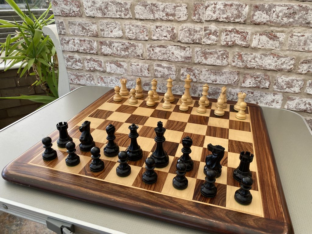 The Morgan - Double Weighted Ebonized Staunton Chess Set - ChessBaron ...