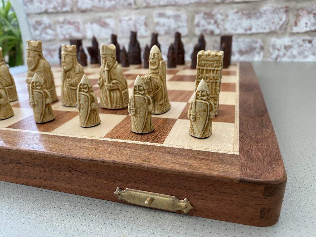 Berkeley Chess - Small Isle of Lewis Chess Set - Brown - ChessBaron ...