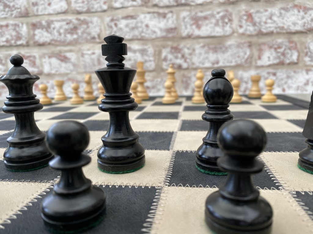 Cute Staunton Ebonized Chess Set - ChessBaron Chess Sets USA - Call ...