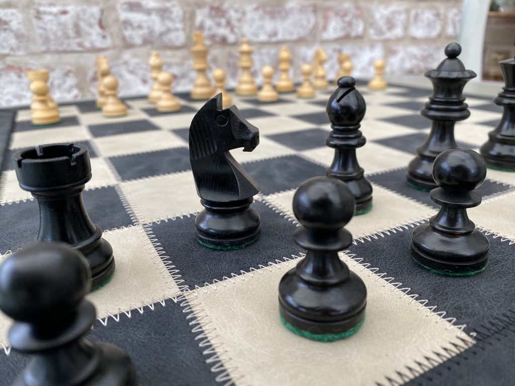 Cute Staunton Ebonized Chess Set - ChessBaron Chess Sets USA - Call ...