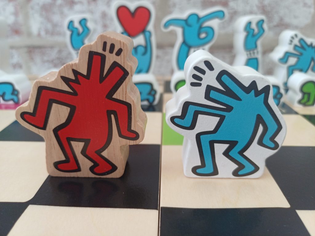 Artistry in Play: The Keith Haring Chess Set - ChessBaron Chess Sets ...