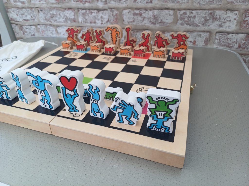 Artistry in Play: The Keith Haring Chess Set - ChessBaron Chess Sets ...