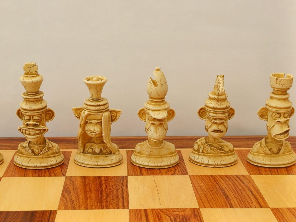 Bored Ape Yacht Club Chess Set - BLUE - ChessBaron Chess Sets USA ...