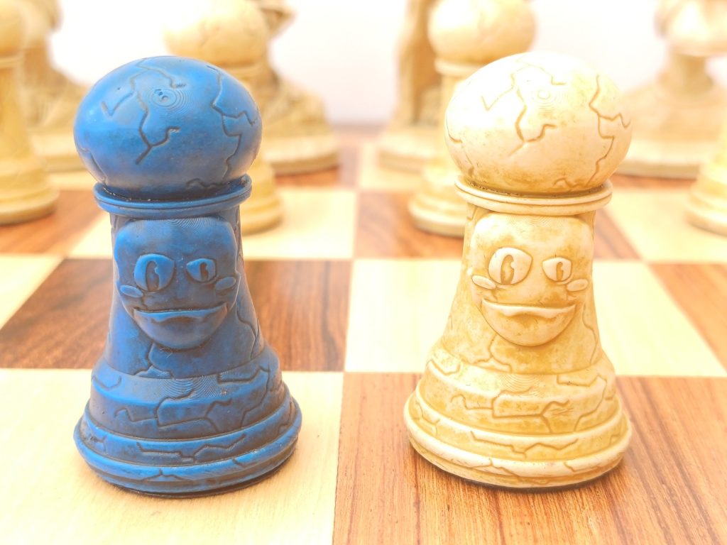 Bored Ape Yacht Club Chess Set - BLUE - ChessBaron Chess Sets USA ...