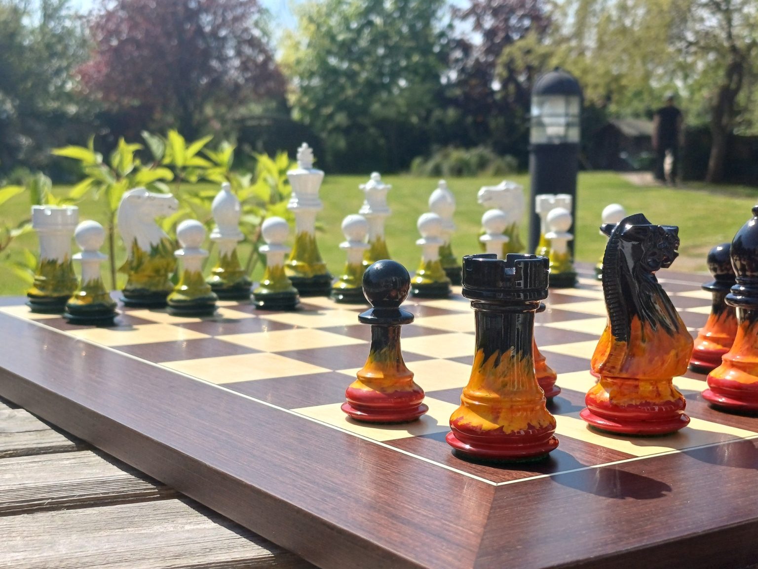 The Artist - Fire and Ice Triple Weight Set - ChessBaron Chess Sets USA ...